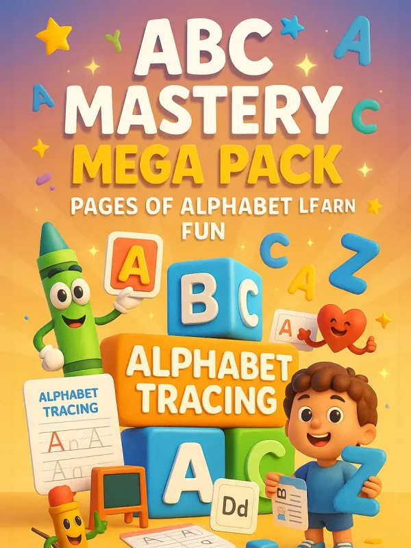 ABC Mastery Mega Pack – 1500+ Pages of Alphabet Learning Fun | Kid ...